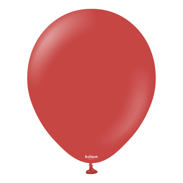 12" Deep Red – Vancouver Balloons