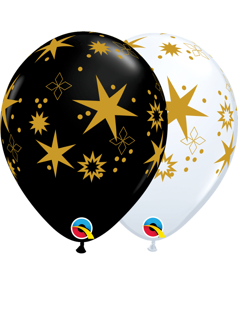 Star Pattern 11" Balloons – Vancouver Balloons
