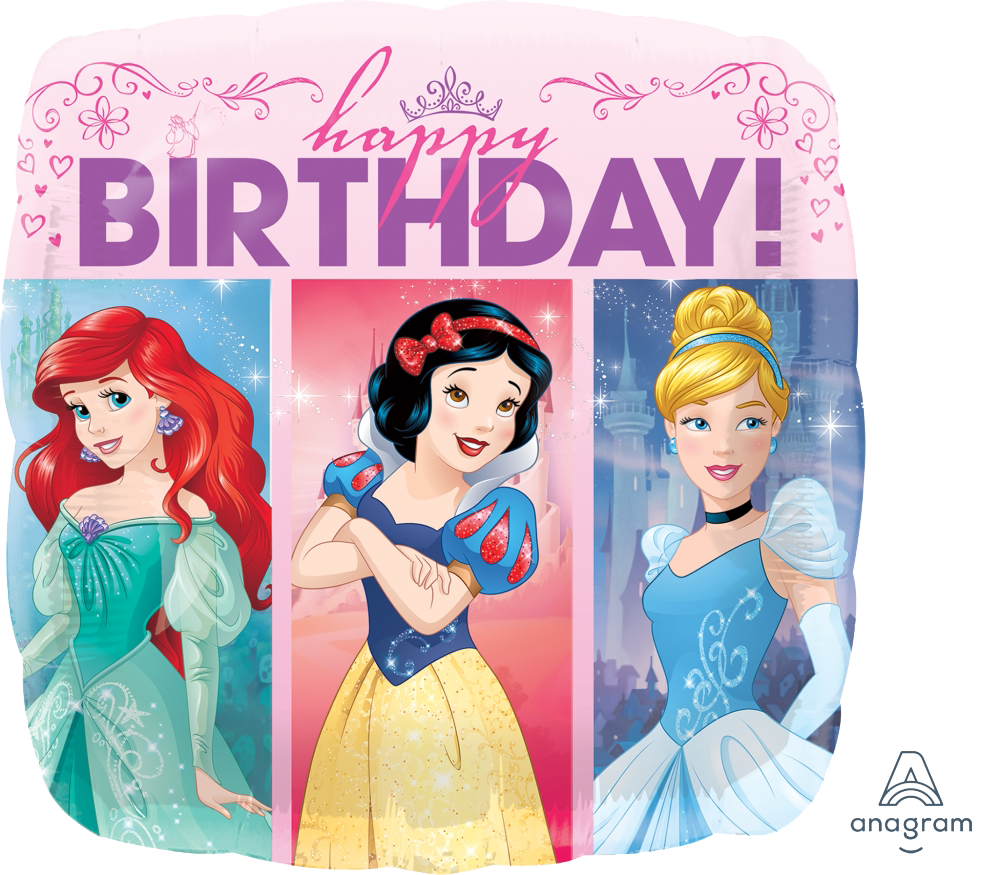 Disney Princess Dream HBD Balloon – Vancouver Balloons