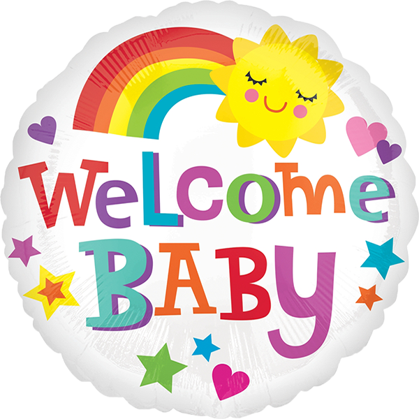 Welcome Baby Bright & Bold Balloon – Vancouver Balloons